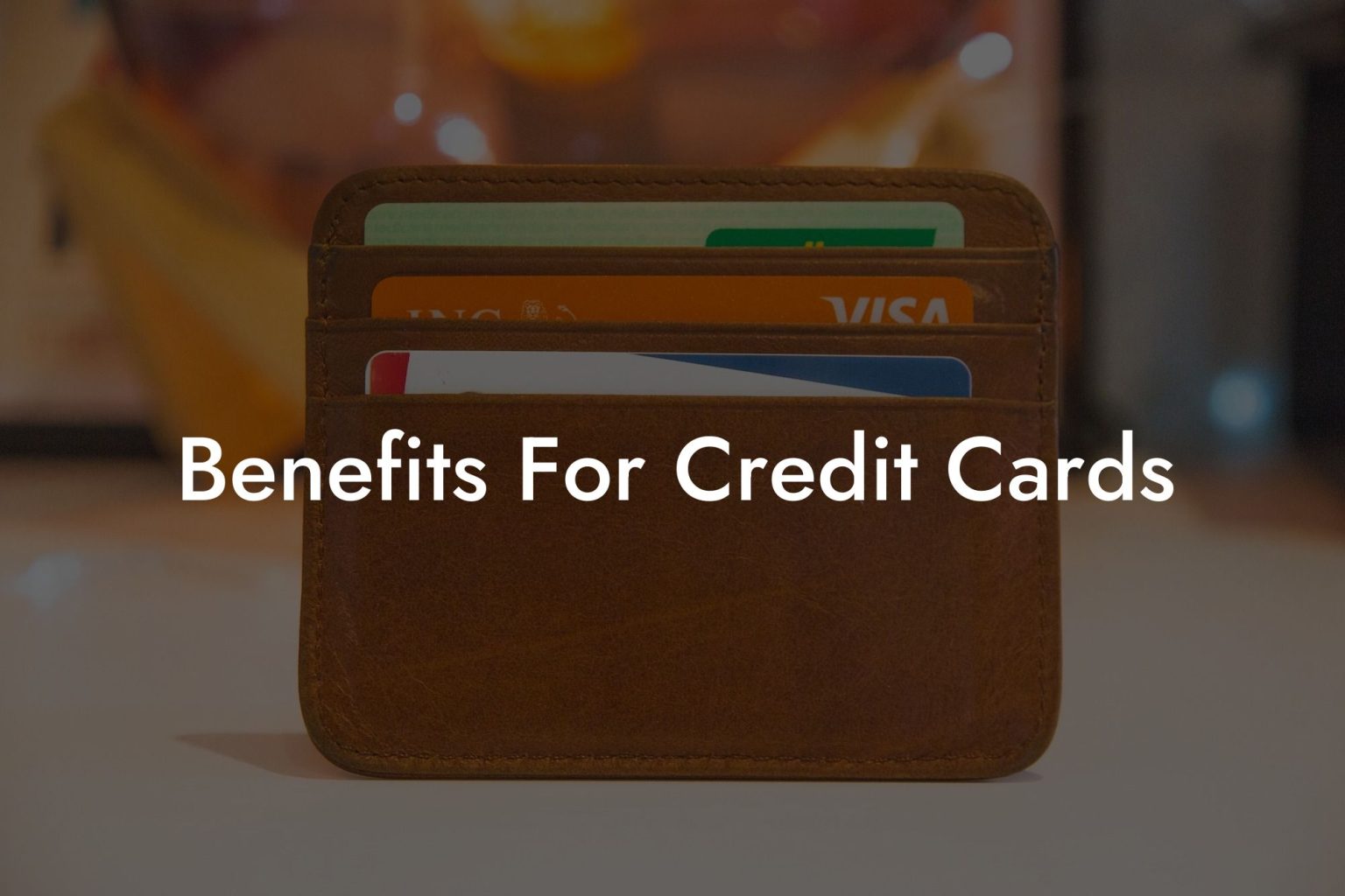 Benefits For Credit Cards - Flik Eco