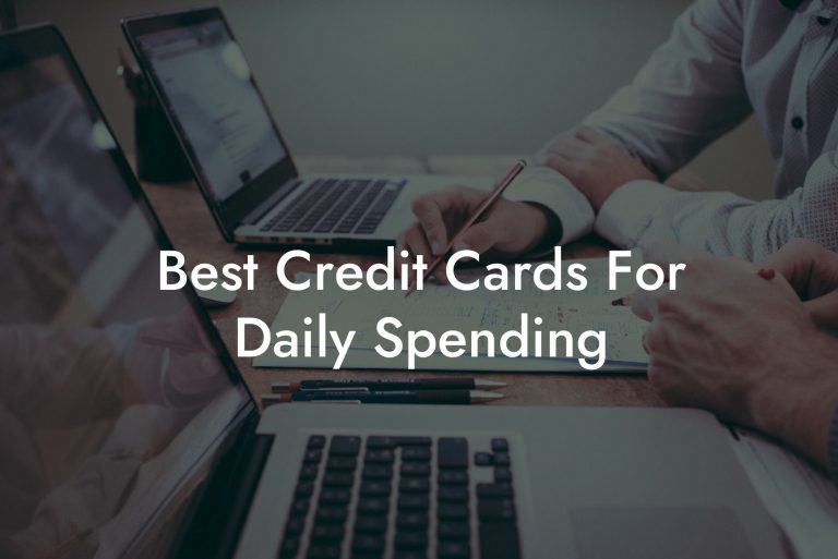 Best Credit Cards For Daily Spending - Flik Eco