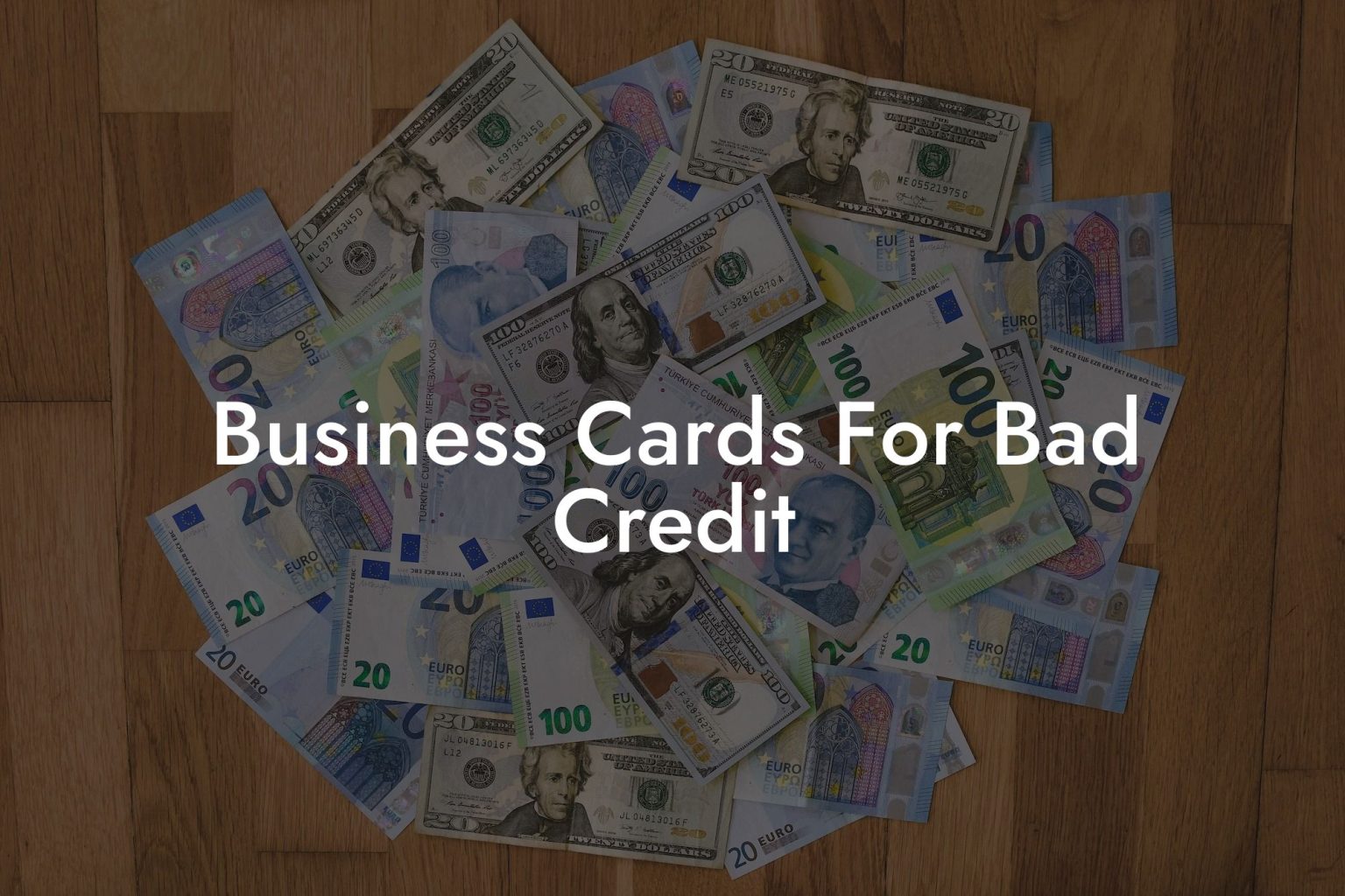 Business Cards For Bad Credit - Flik Eco