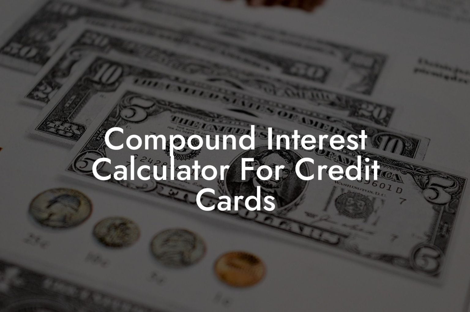Compound Interest Calculator For Credit Cards - Flik Eco