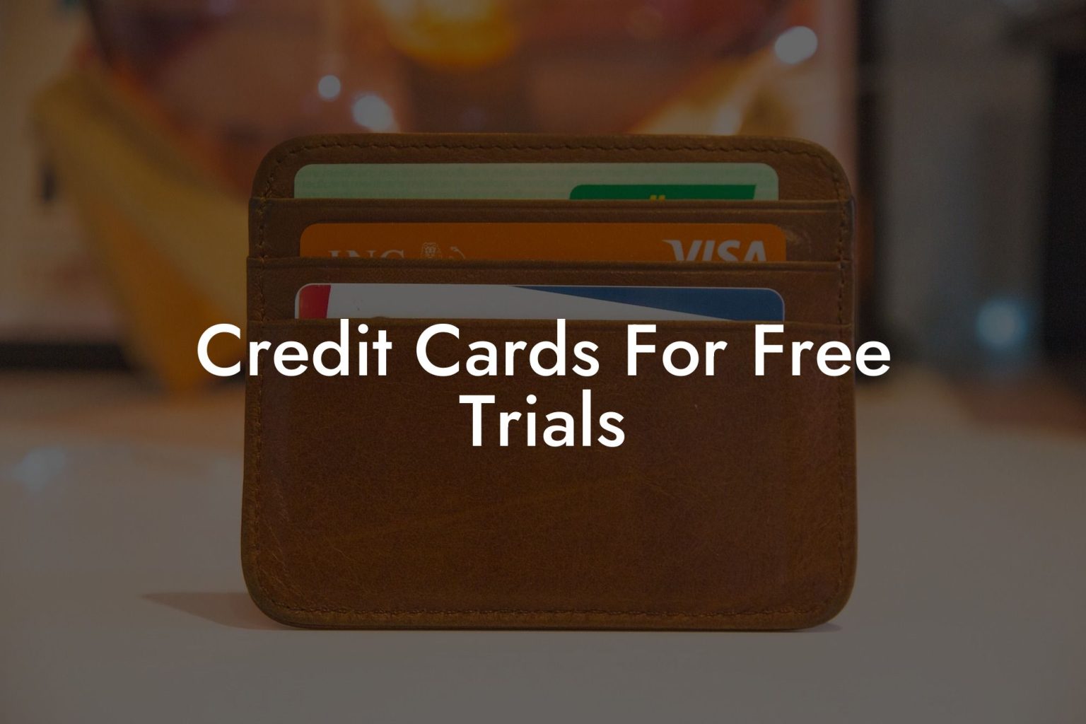 Credit Cards For Free Trials - Flik Eco