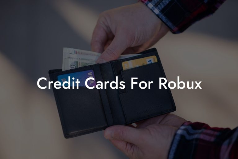 Credit Cards For Robux - Flik Eco