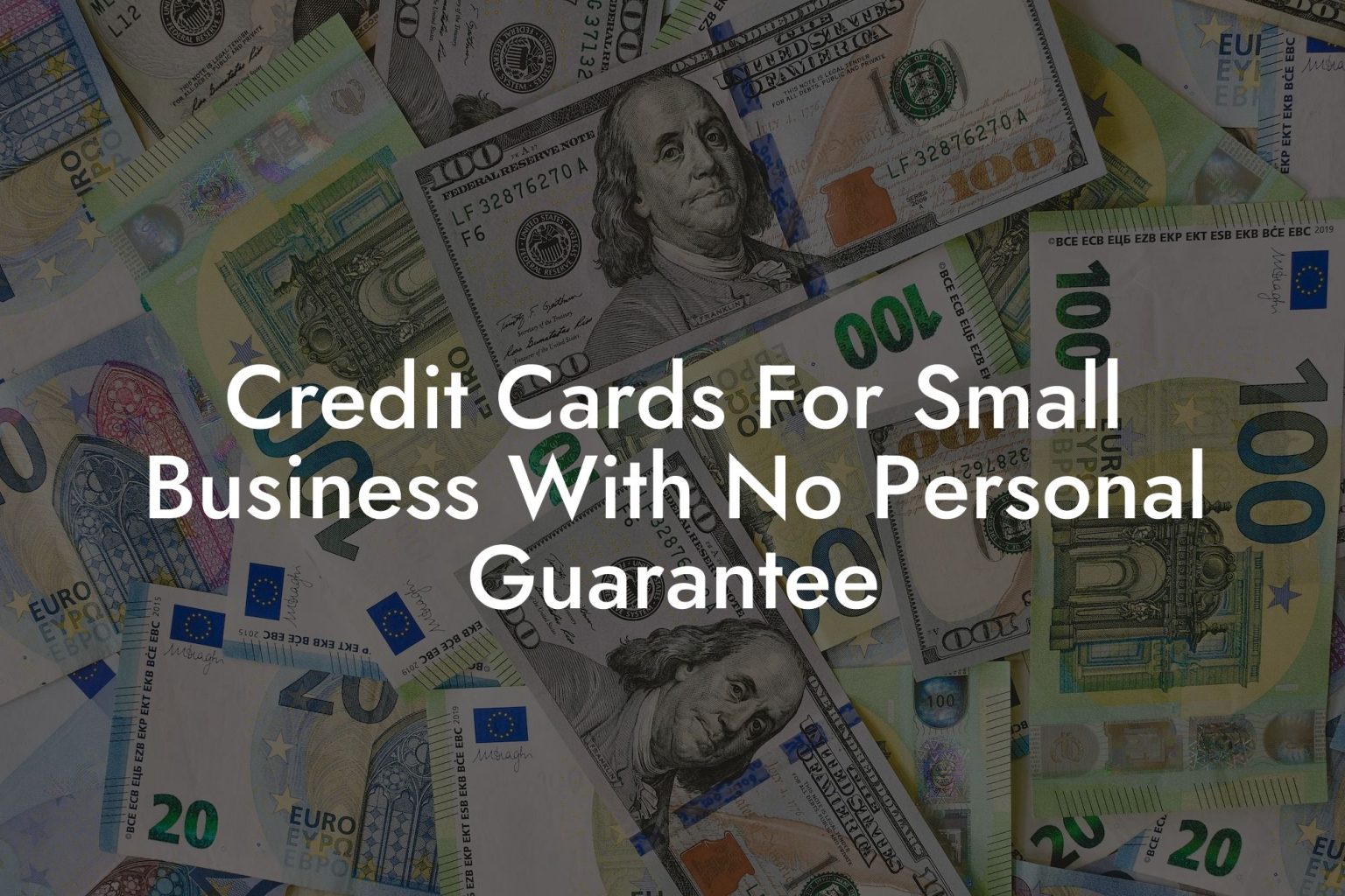 Credit Cards For Small Business With No Personal Guarantee - Flik Eco