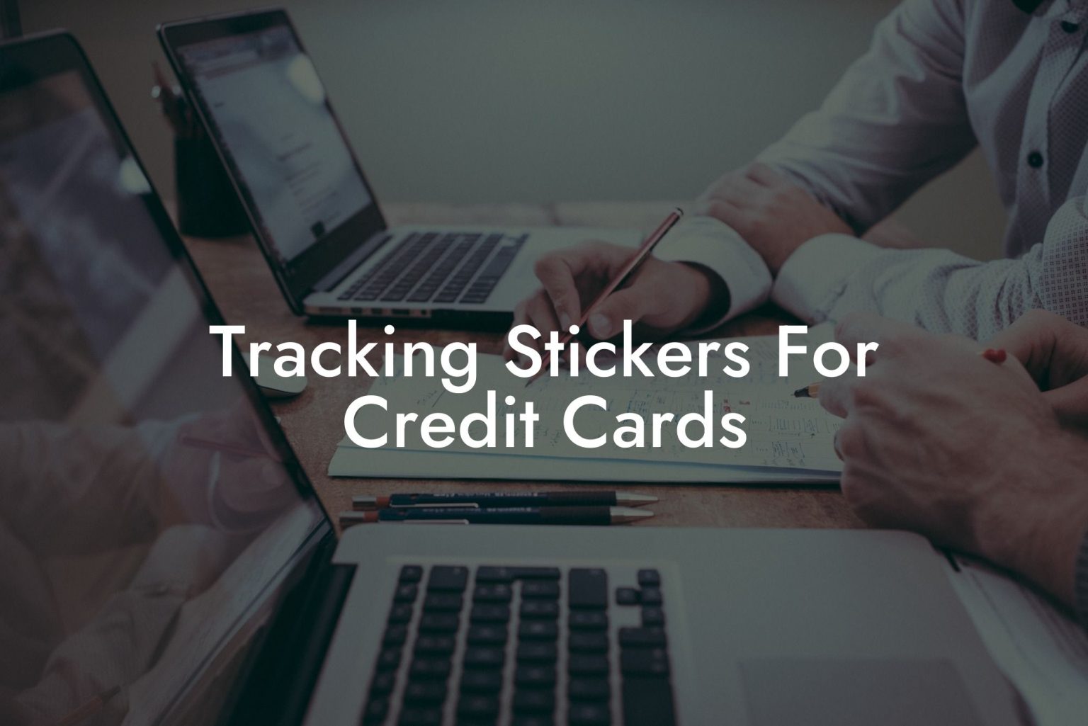 Tracking Stickers For Credit Cards - Flik Eco